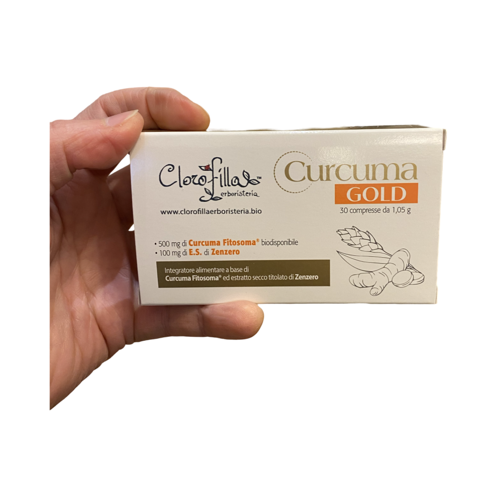 Curcuma Gold Fitosoma 30 compresse - Clorofilla Erboristeria